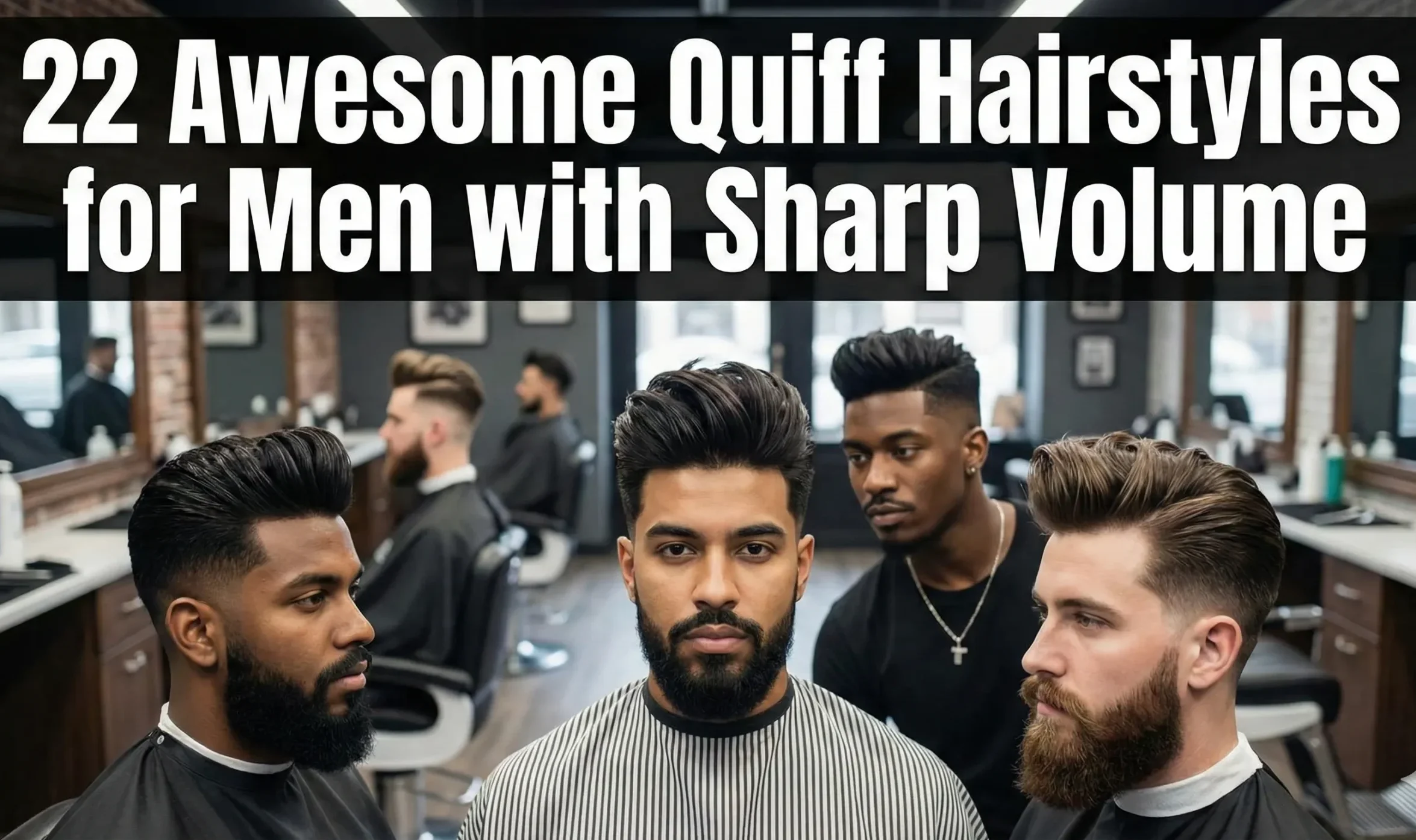 22 Awesome Quiff Hairstyles for Men with Sharp Volume