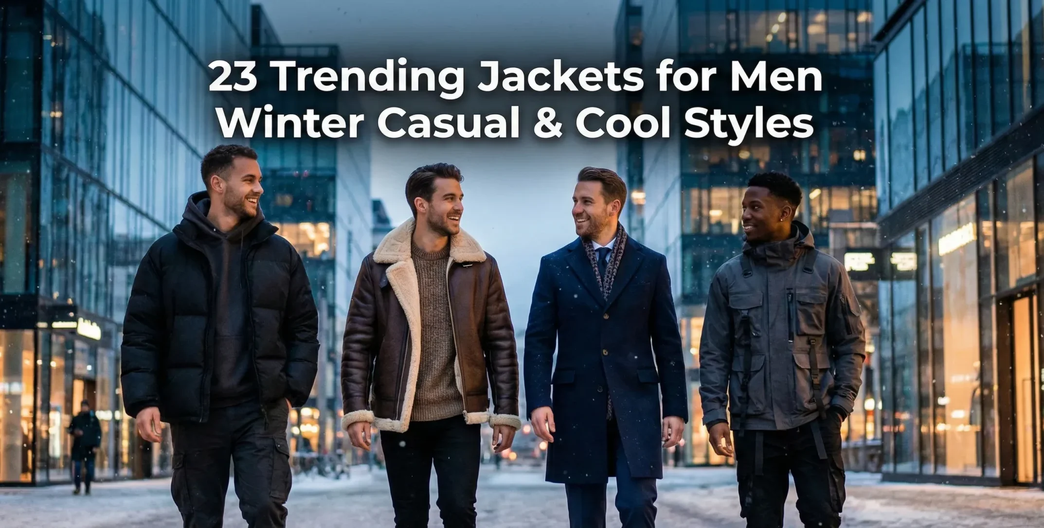 23 Trending Jackets for Men 2026 | Winter Casual & Cool Styles